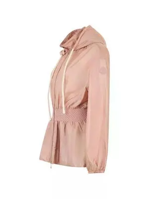 Moncler Hooded Smocked-waist Jacket