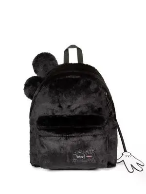 EASTPAK Mickey Mouse Faux-fur Backpack - Black