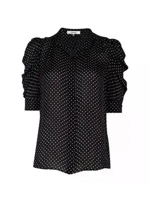 FRAME Gillian Polka Dot Shirt