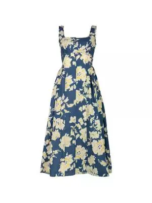 Tanya Taylor Cadence Midi Dress