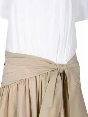 Cinq À Sept Leslie Tie-waist Pleated Dress