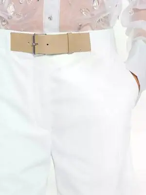 Tory Burch Double T Pleated Shorts