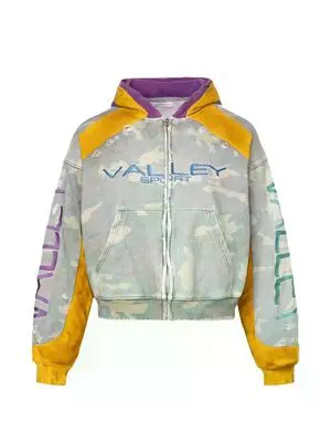 VALE FOREVER Distressed Camouflage Hoodie - Neutrals