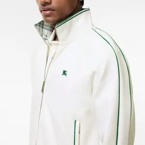 Burberry Nylon Cotton Tennis Jacket - Chalk White