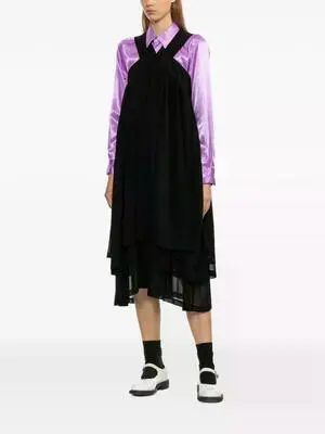 Comme Des Garçons Gathered Midi Dress