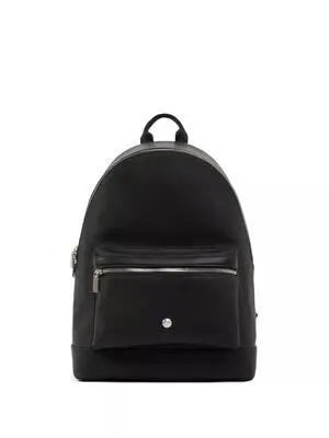 Lacoste Logo Plaque Zip-fastening Backpack - Black