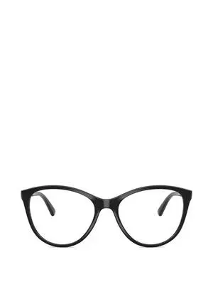 VOGUE EYEWEAR Oval Frame Eyeglasses - Black