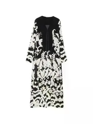 Faliero Sarti Single-breasted Silk Coat - Black