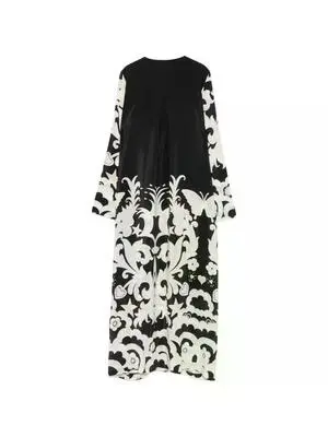 Faliero Sarti Single-breasted Silk Coat