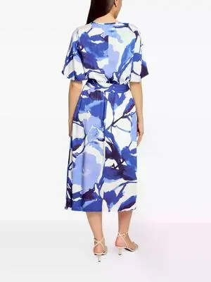BETTY BARCLAY Floral Print Belted Dress