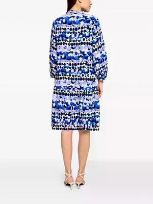 BETTY BARCLAY Abstract Print Tiered Dress