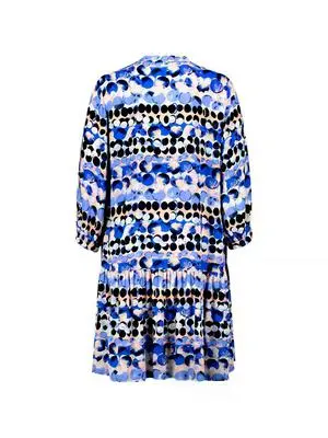 BETTY BARCLAY Abstract Print Tiered Dress