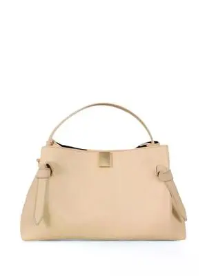 Yuzefi Leather Handbag - Neutrals