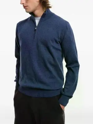 PIACENZA CASHMERE 1733 Cashmere Quarter-zip Sweatshirt