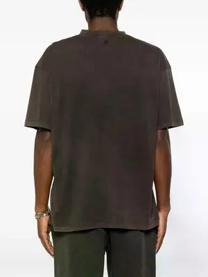 REPRESENT Initial Faded-effect Logo-plaque T-shirt