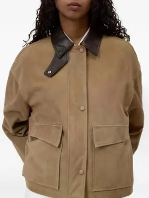 Closed Suede Leather Jacket
