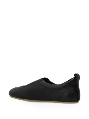 JIL SANDER Grainy Leather Slip-on Sneakers