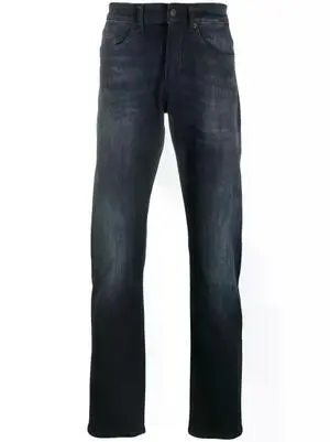BOSS Logo Patch Cotton Jeans