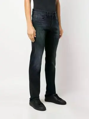 BOSS Logo Patch Cotton Jeans