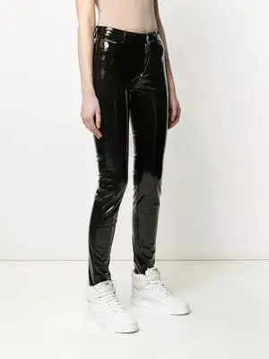Philipp Plein Coated Skinny Leg Jeggings