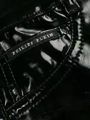 Philipp Plein Coated Skinny Leg Jeggings