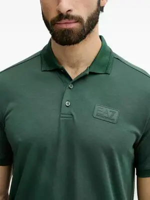 EA7 Logo-patch Short-sleeve Polo Shirt