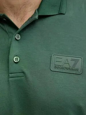 EA7 Logo-patch Short-sleeve Polo Shirt