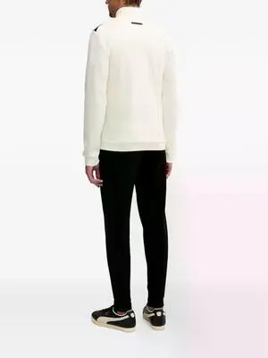 EA7 Logo-print Zip-up Sweatshirt