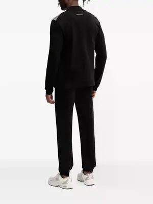 EA7 Logo-print Zip-up Sweater