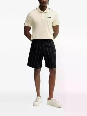 EA7 Emporio Armani Logo Print Drawstring Shorts