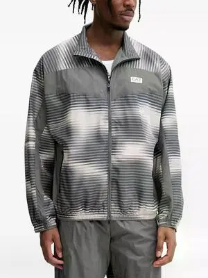 EA7 Gradient Print Panelled Jacket