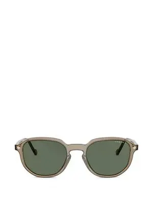 VOGUE EYEWEAR Heart Oval-frame Sunglasses - Neutrals