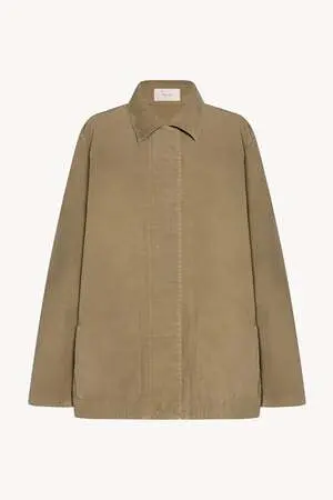 THE ROW Baeza Jacket - Sandy Buff