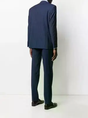 Canali Pinstriped Single-breasted Suit - Blue