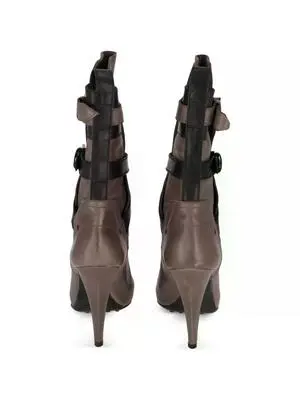 TOD'S Buckle-strap Leather Ankle Boots