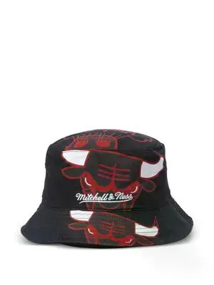 Mitchell & Ness Chicago Bulls Hardwood Classics Cut Up Bucket Hat - Black
