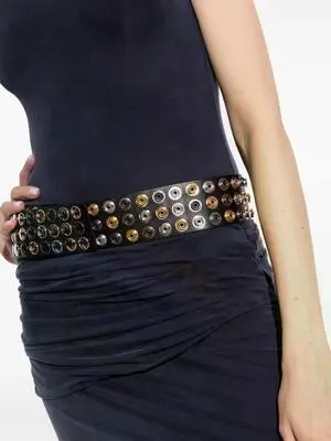 IRO PARIS Stud-embellished Leather Belt