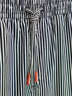 Guess Vertical Stripe Drawstring Swim Shorts