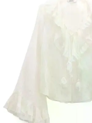Dorothee Schumacher Ruffled Lace-up Blouse