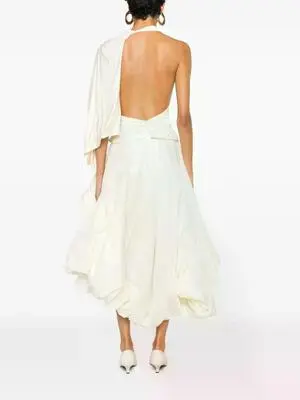 Magda Butrym Asymmetric Draped Midi Skirt