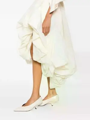 Magda Butrym Asymmetric Draped Midi Skirt