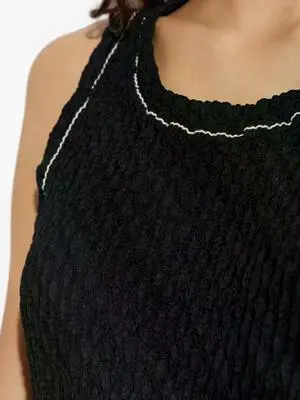 Issey Miyake Wavelet Ensemble Midi Dress