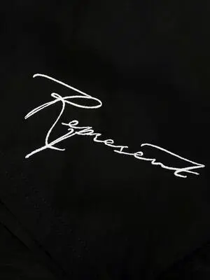 REPRESENT Logo Embroidered Drawstring Shorts