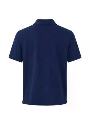 DIKTAT Short-sleeve Button-fastening Polo Shirt