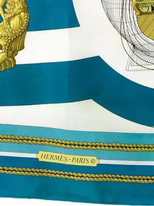 Hermès 1994 Châteaux D'arriere Silk Scarf