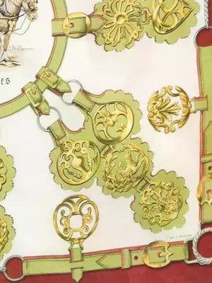 Hermès 1985 Cuivreries Silk Scarf
