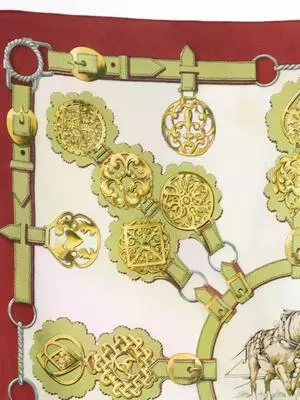 Hermès 1985 Cuivreries Silk Scarf