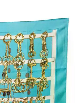 Hermès 1966 Mors Et Filets Silk Scarf