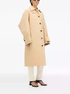 Another Tomorrow Double Face Balmacaan Coat
