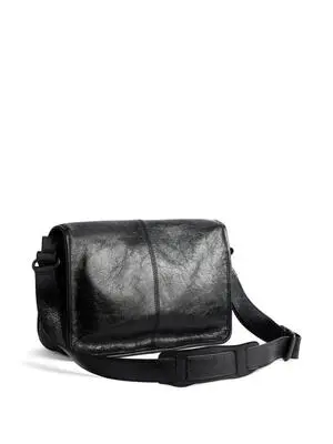 Balenciaga Small Le City Flap Messenger Bag - Black